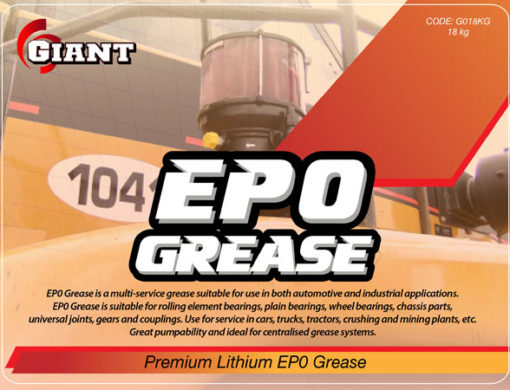 GIANT EP00 GREASE - Available sizes: 450g, 2.5kg, 18kg - Giant Oil and ...